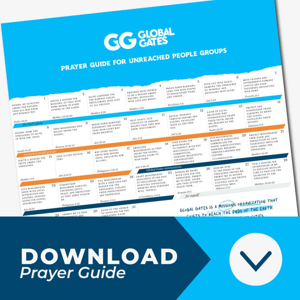 30-Day Prayer Guide | Global Gates
